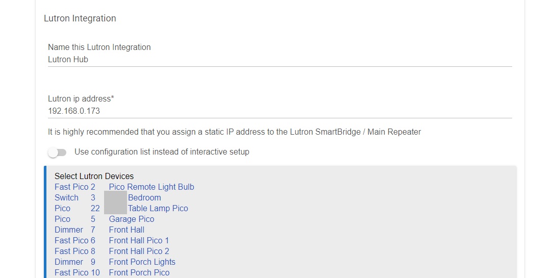 Lutron Integration Get Help Hubitat