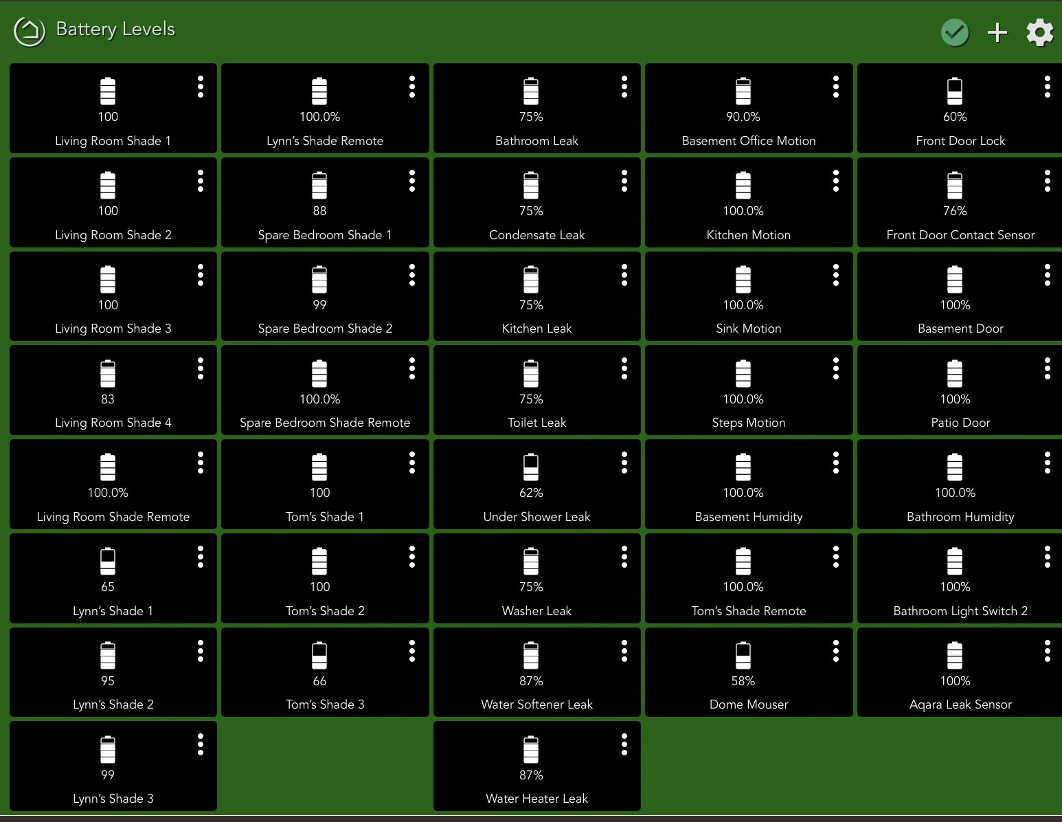 Issue With HSM And Battery Reporting Apps Hubitat