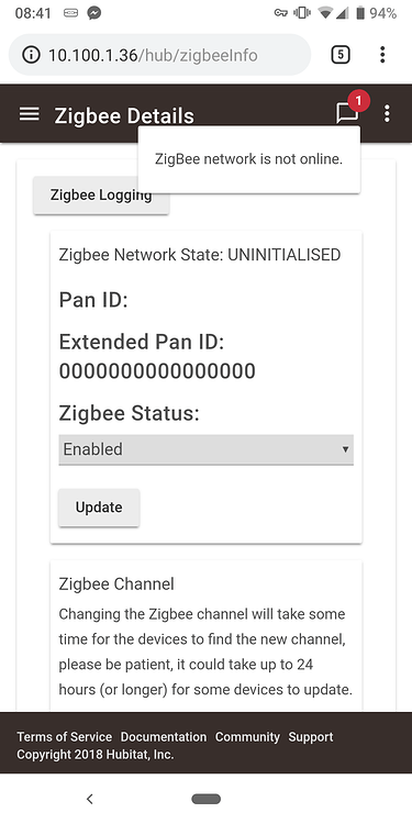 Request : send notification when Z-wave or zigbee offline - Feature Requests - Hubitat