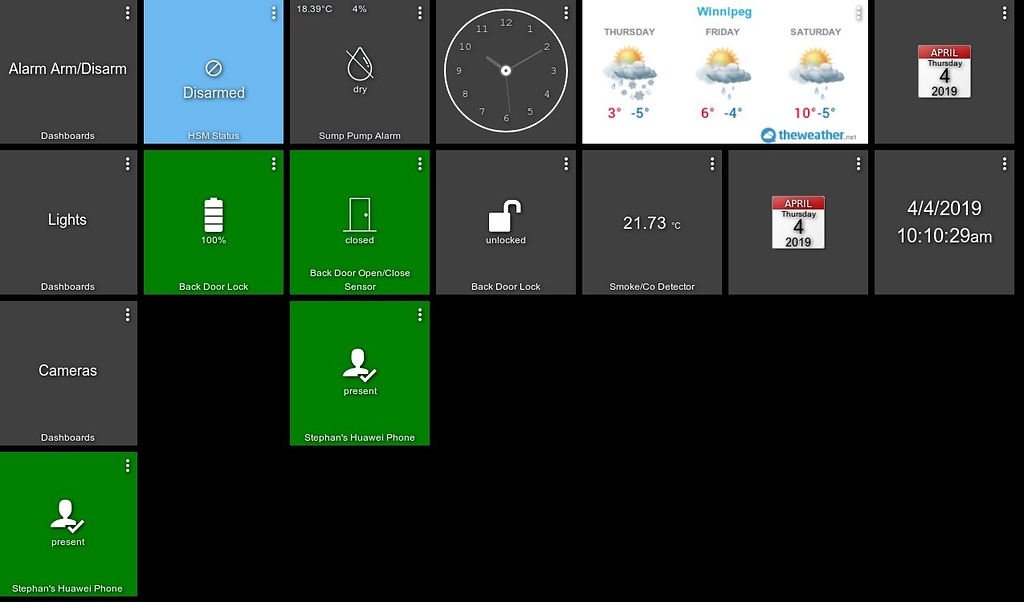 Date Tile in Dashboard - Hubitat Dashboard - Hubitat