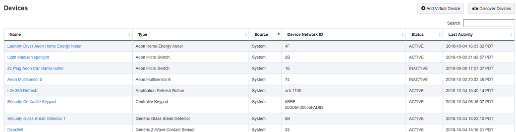 Feature request : Device state column in device list - Feature Requests - Hubitat