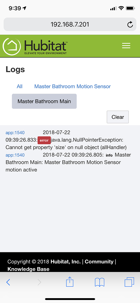 SImple Rule for Lights, but getting an error - 🛎️ Get Help - Hubitat