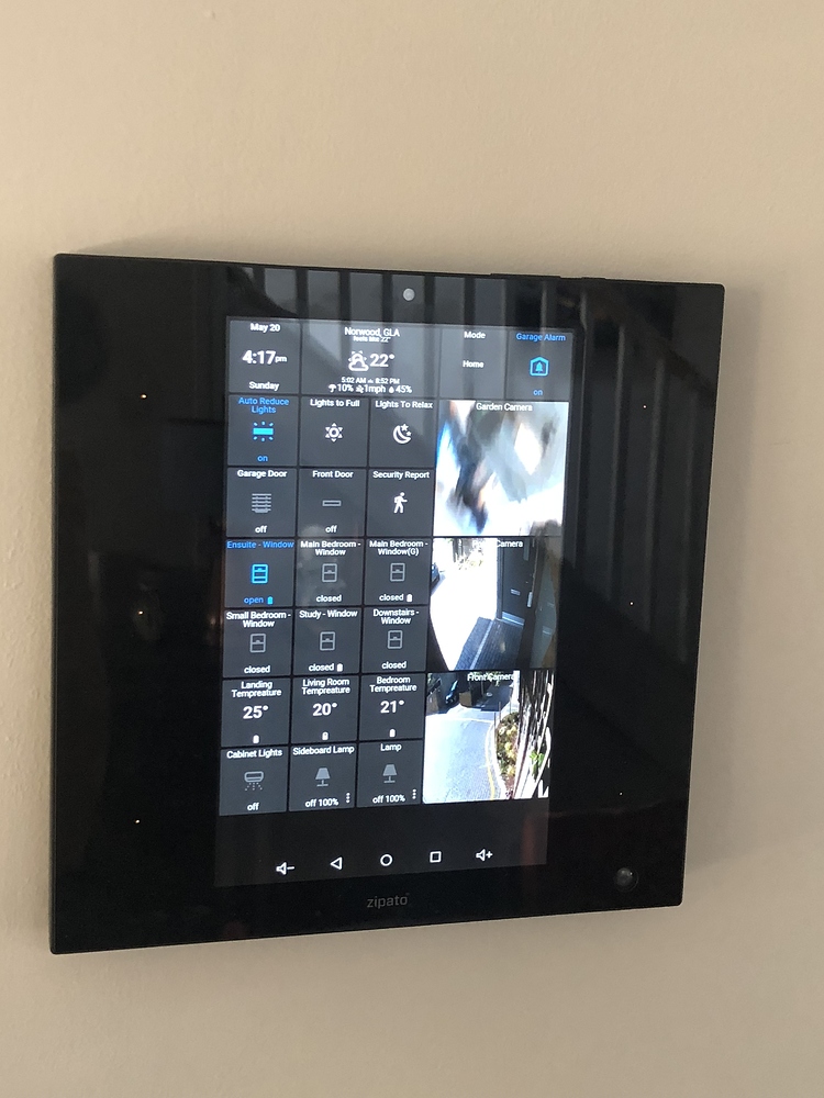 Finally mounted my control tablet - Home Automation - Hubitat