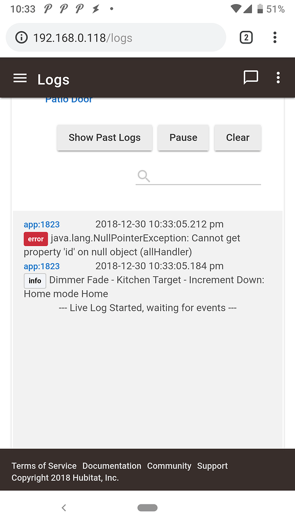 Rm Error Null Object Allhandler 📐 Rule Machine® Hubitat
