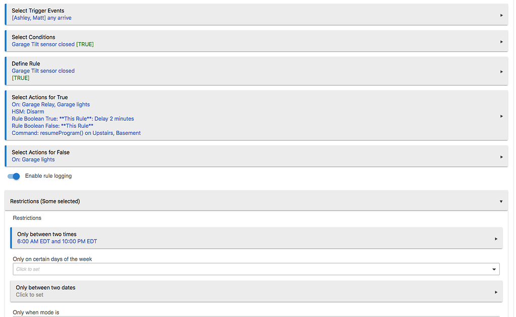 Garage door rule stopped working - 🛎️ Get Help - Hubitat
