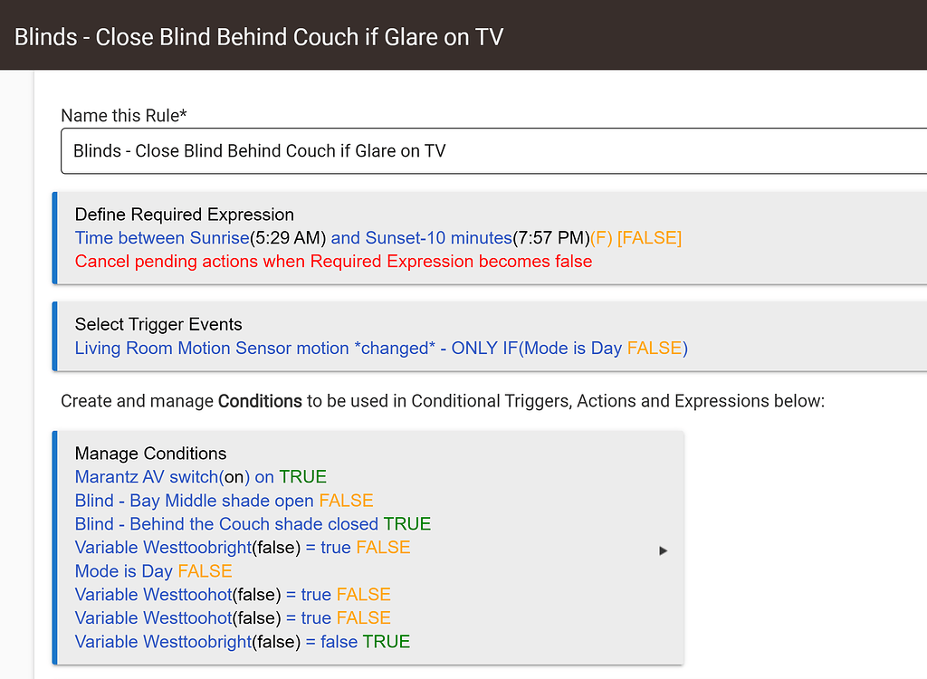 Help on how to cancel wait without using required expression for code - Newbie - 📐 Rule Machine ...