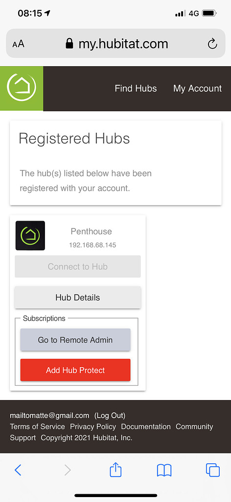 Anyone got remote access to work - 🛎️ Get Help - Hubitat