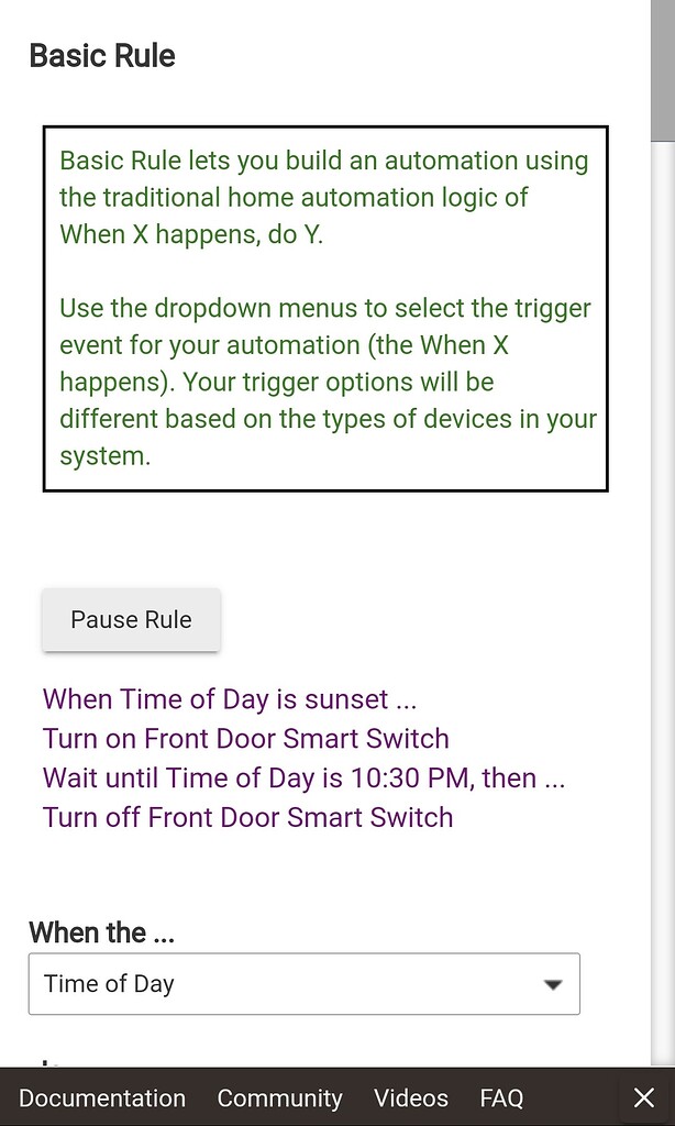 Why is my rule restricted? - Basic Rules - Hubitat