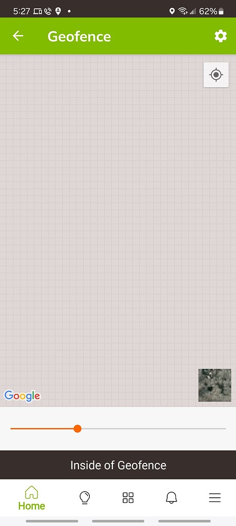 Geofence page no map - β Android (beta) - Hubitat