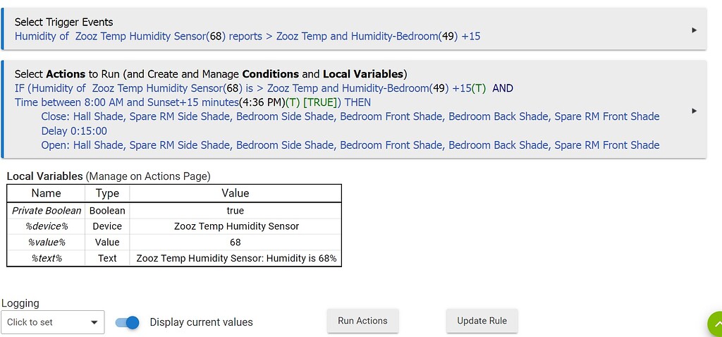 Stopping a rule even if it meets conditions - 📐 Rule Machine® - Hubitat