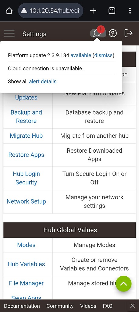 Keep Losing Cloud Connection - 🛎️ Get Help - Hubitat