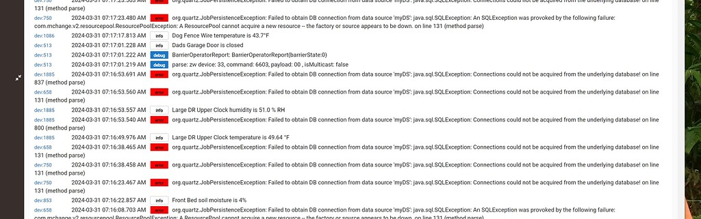 Hub went nuts and not responding with error - 🛎️ Get Help - Hubitat