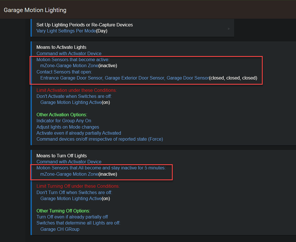 Tip When Using Contact Sensors and Motion Sensors For Lighting Triggers ...