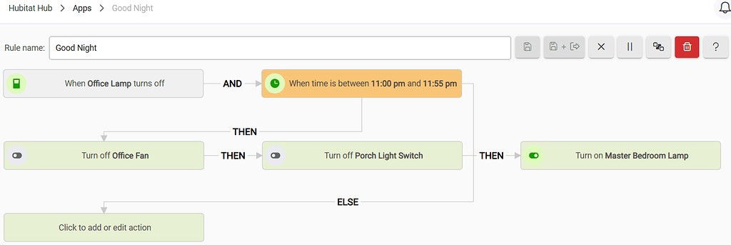 Visual Rules Builder to Simple Automation Rules conversion - Apps - Hubitat