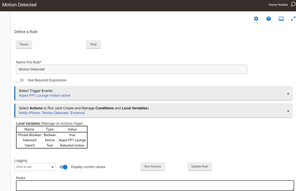 Conditions "Unused" - All things Rule Machine - Hubitat