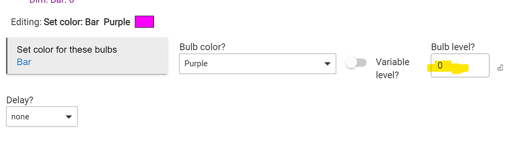 Setting dimmer value from android - 📐 Rule Machine® - Hubitat