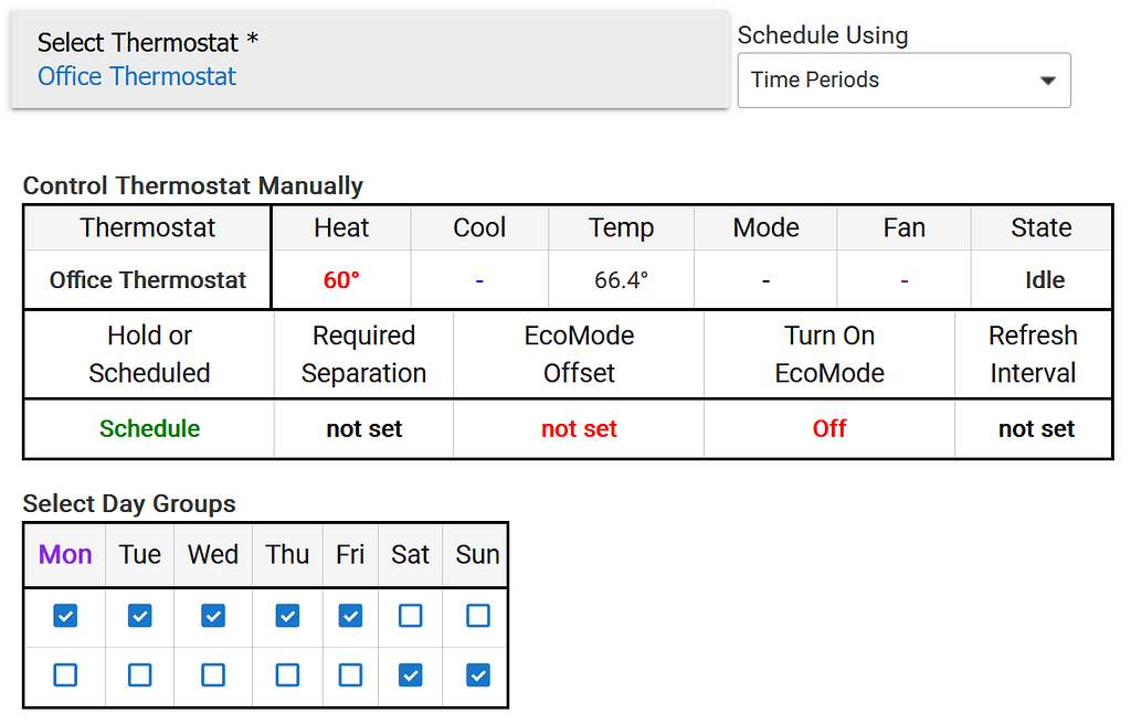 Thermostat Scheduler 2.0 not setting Sinope TH1400ZB - Built-in Apps - Hubitat