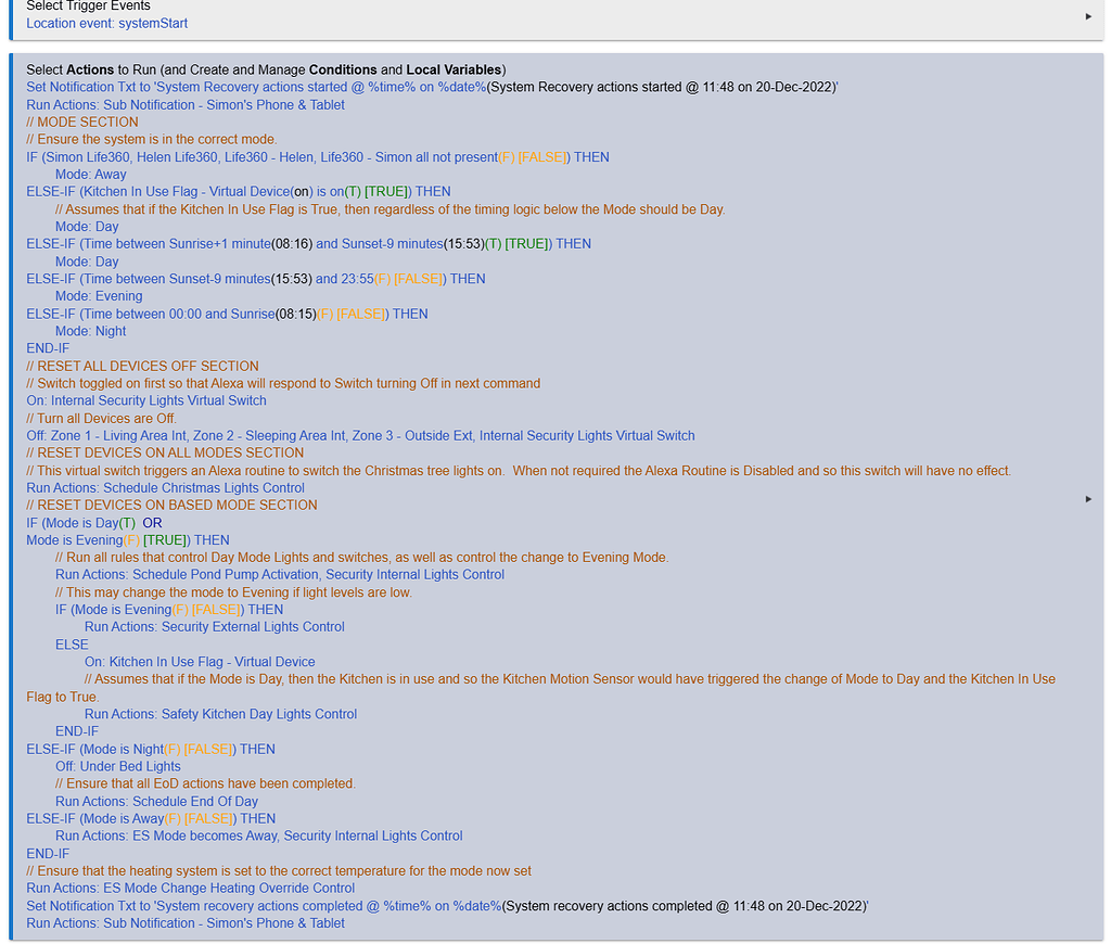 System Restart Rule - 💬 Lounge - Hubitat