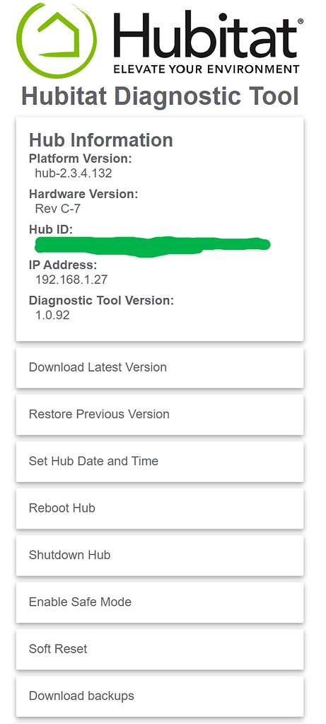 Chronic Blue Light / Not connecting - Solved - 🛎️ Get Help - Hubitat