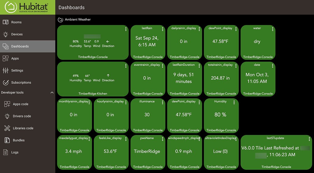 [Release] Ambient Weather Station App (AWS) - ⚙️ Custom Apps and Drivers - Hubitat