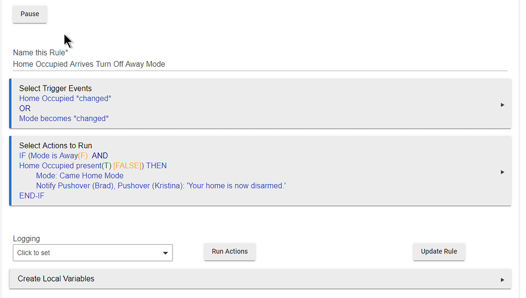 Errors on a Few RM Rules - 📐 Rule Machine® - Hubitat
