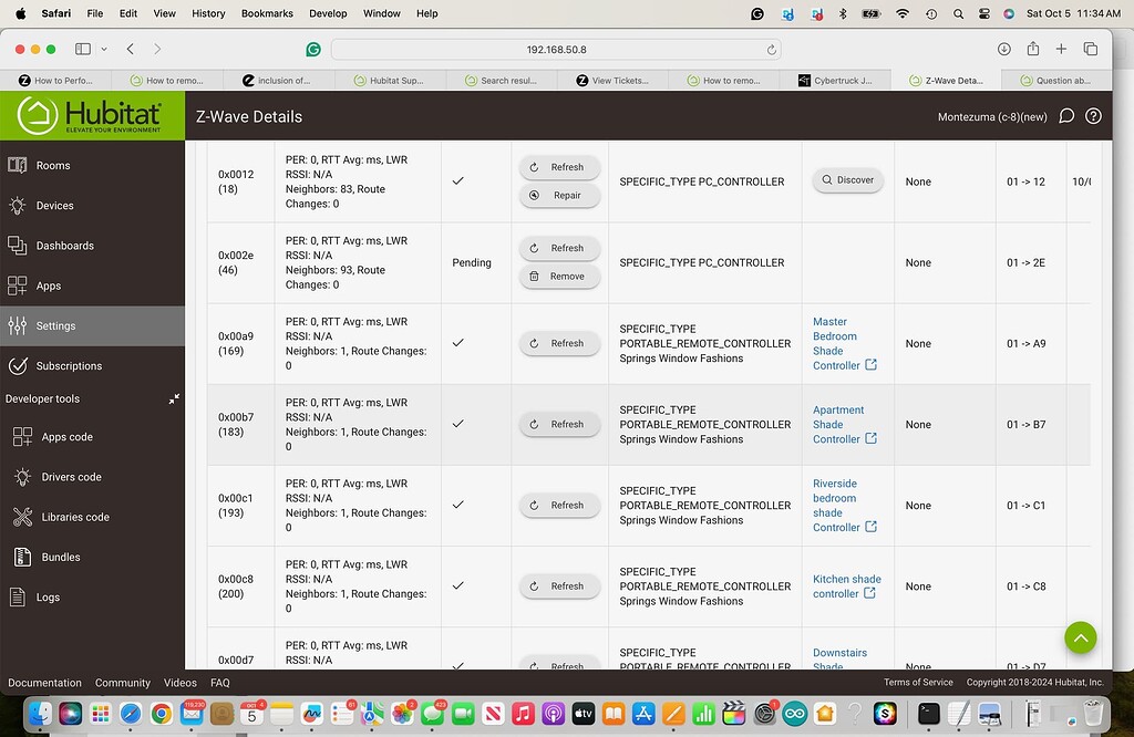 Remove PC controller left over from removing ghost devices, - Devices - Hubitat