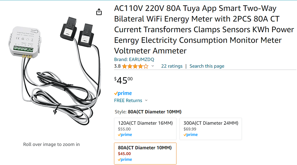 Tuya Energy Monitor trouble getting it to show data - Devices - Hubitat