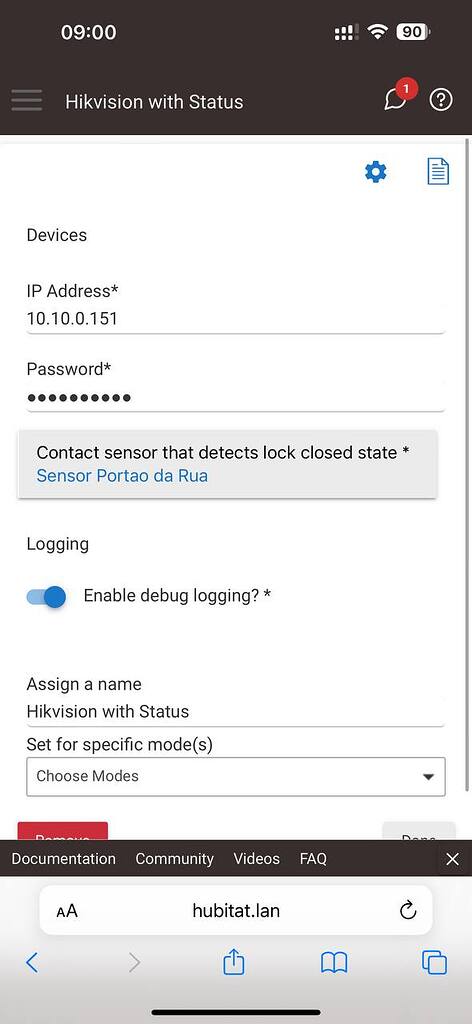 [RELEASE] Hikvision Intercom w/ Door Lock - ⚙️ Custom Apps and Drivers - Hubitat