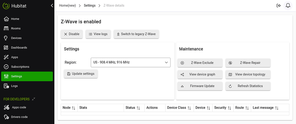 C-7 to C-8 Pro migration now z-wave is not working - 🛎️ Get Help - Hubitat