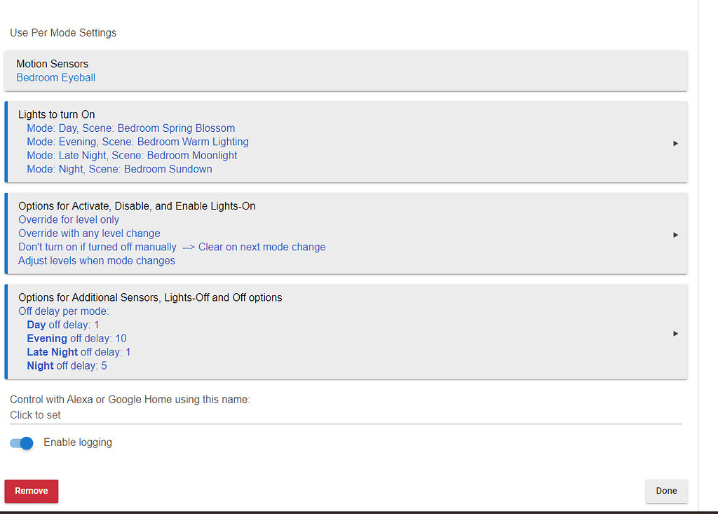 How to Best Configure Modes? - Novice Help - Hubitat