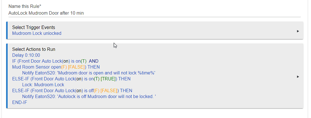 I seem to get two notifications - 📐 Rule Machine® - Hubitat