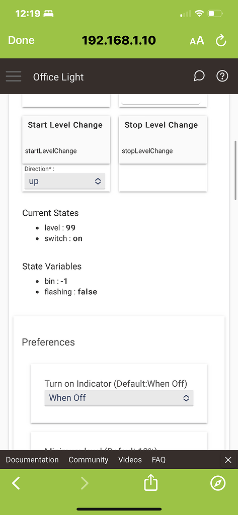 Switch not updating status - 🛎️ Get Help - Hubitat