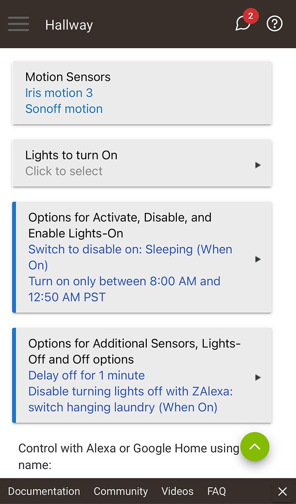 Lights are turning off even when switch to disable is on - Motion Lighting - Hubitat