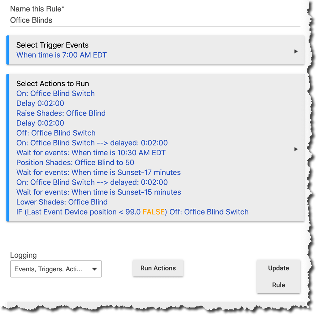 First complex rule using Rule engine. QA request - 🛎️ Get Help - Hubitat