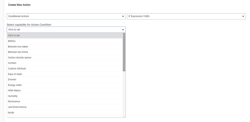 Rule Machine Button Press Not Available in Conditional Actions? - Apps - Hubitat