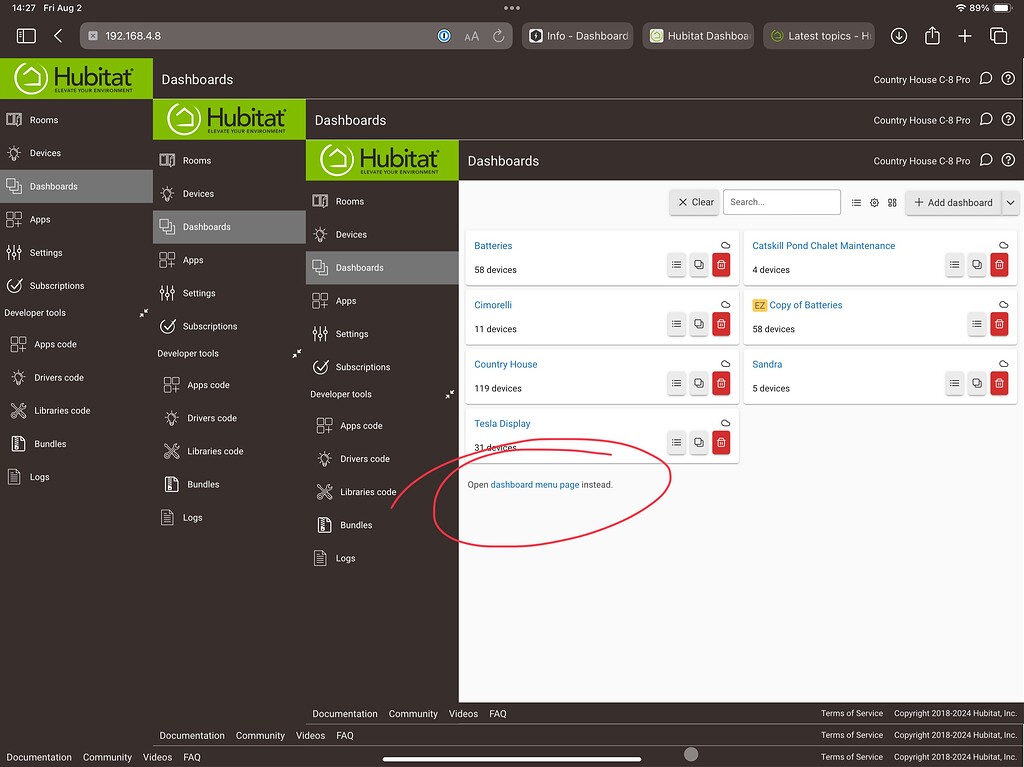 [2.3.9.166] Navigating to “Go to Setup” from the “Dashboard Menu Page” opens in Frame instead of ...