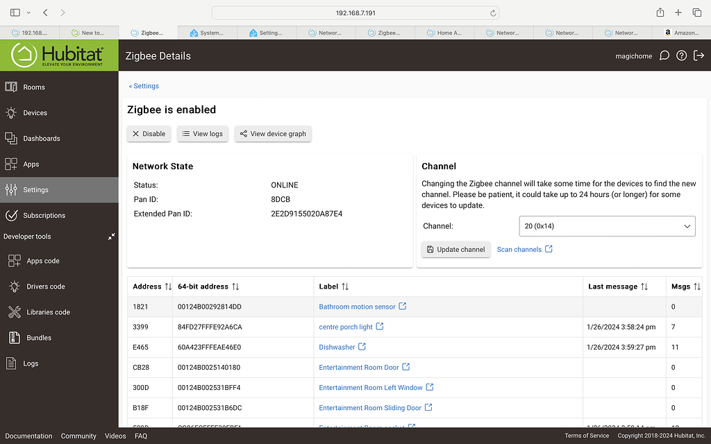 Possible zigbee problem - Devices - Hubitat