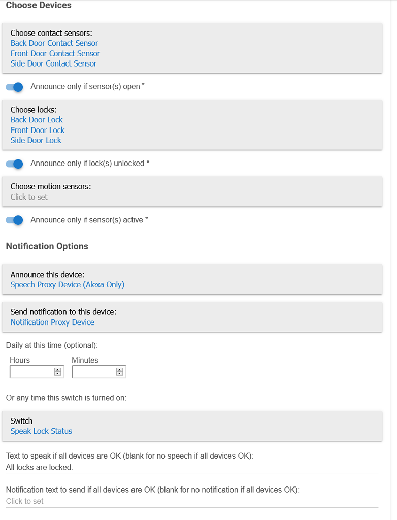 [RELEASE] Device Status Announcer (TTS or notification if lock unlocked ...