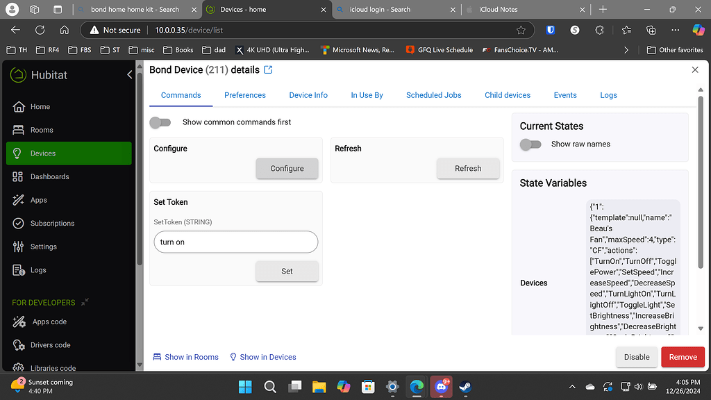 Bond? - Built-in Apps - Hubitat