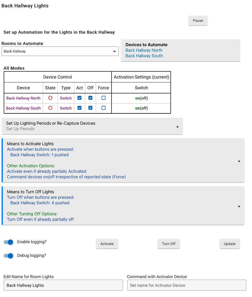 Room Lighting Doesn't Update Device Status or Turn Lights Off - Room Lighting - Hubitat