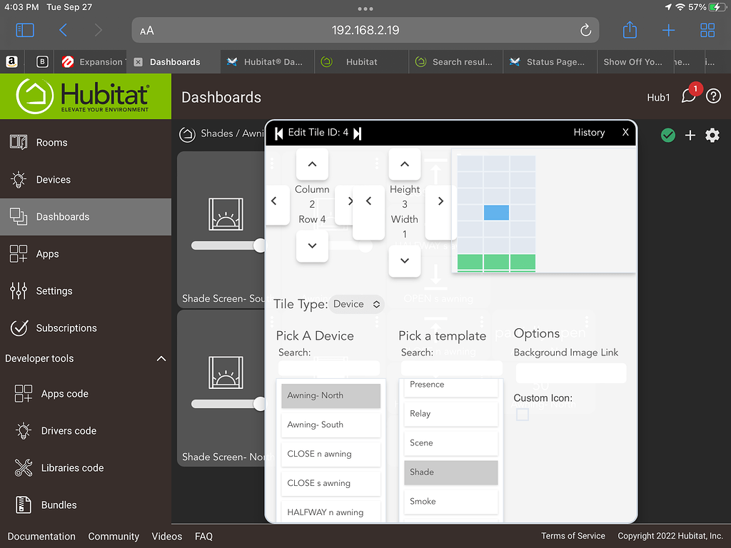 Dashboard Templates - where are they? Can they be modified? References ...