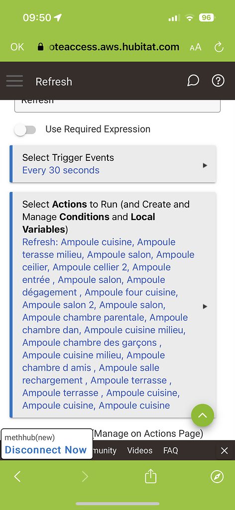 Simple rule to refresh the state of my zigbee bulb - About Rule Machine - Hubitat