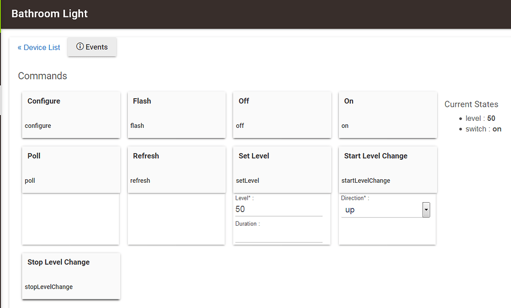 Set dimmer level without turning it on? - 📐 Rule Machine® - Hubitat