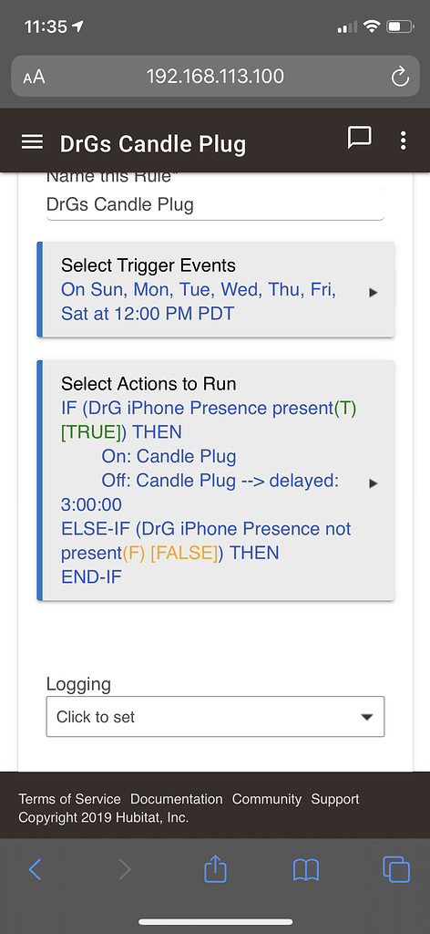 Rule Machine automations not running - 📐 Rule Machine® - Hubitat