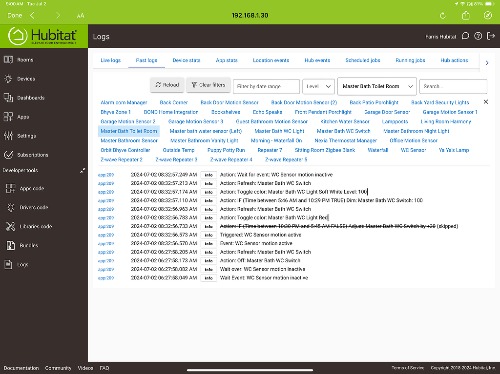 Why is Rule Machine skipping this one line - Page 2 - 🛎️ Get Help - Hubitat