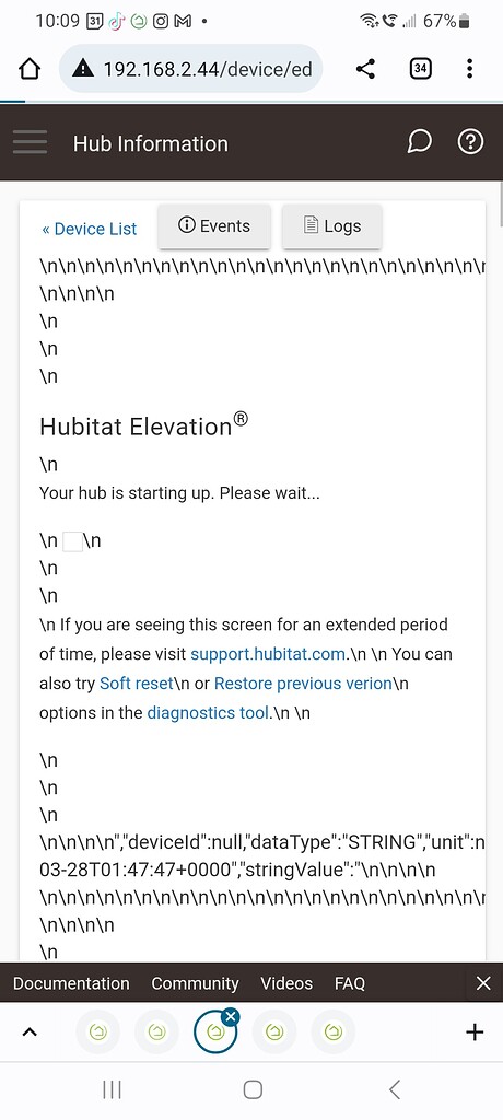Problem with .118? - 🛎️ Get Help - Hubitat