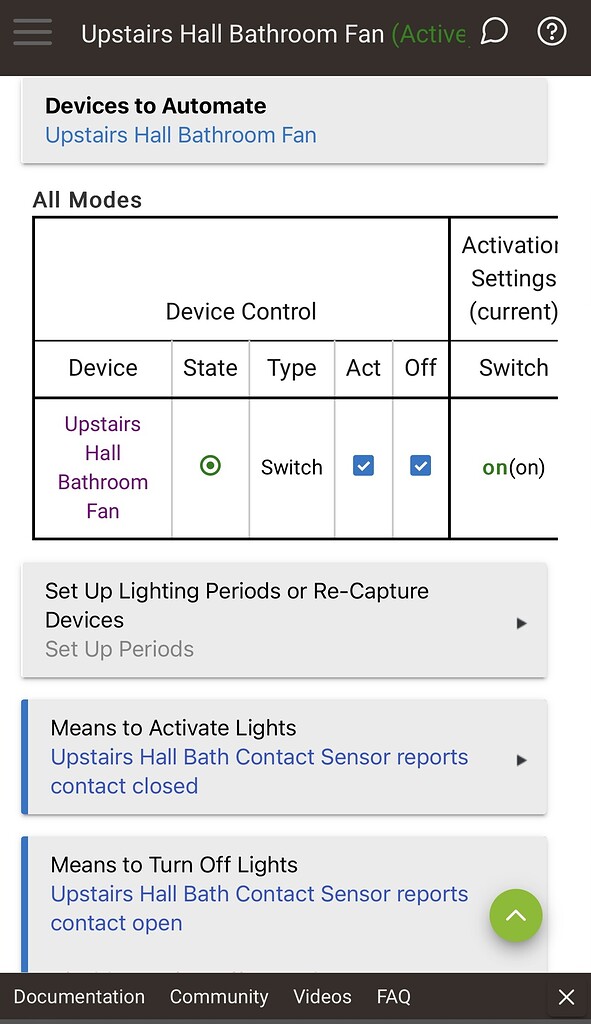 Room Lighting not firing properly - Room Lighting - Hubitat