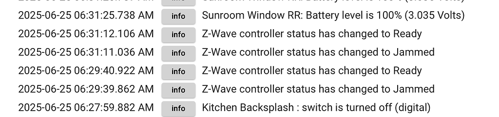 Z Wave controller Jammed - Built-in Drivers - Hubitat