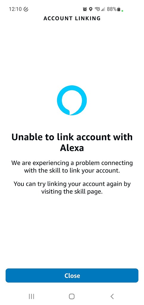 Alexa stopped working - Integrations - Hubitat