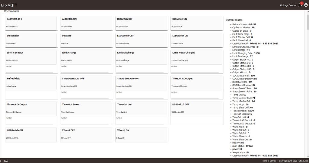 [Release] Ecoflow Battery MQTT Driver (3/15/23 - Driver BROKEN due to Ecoflow security change ...